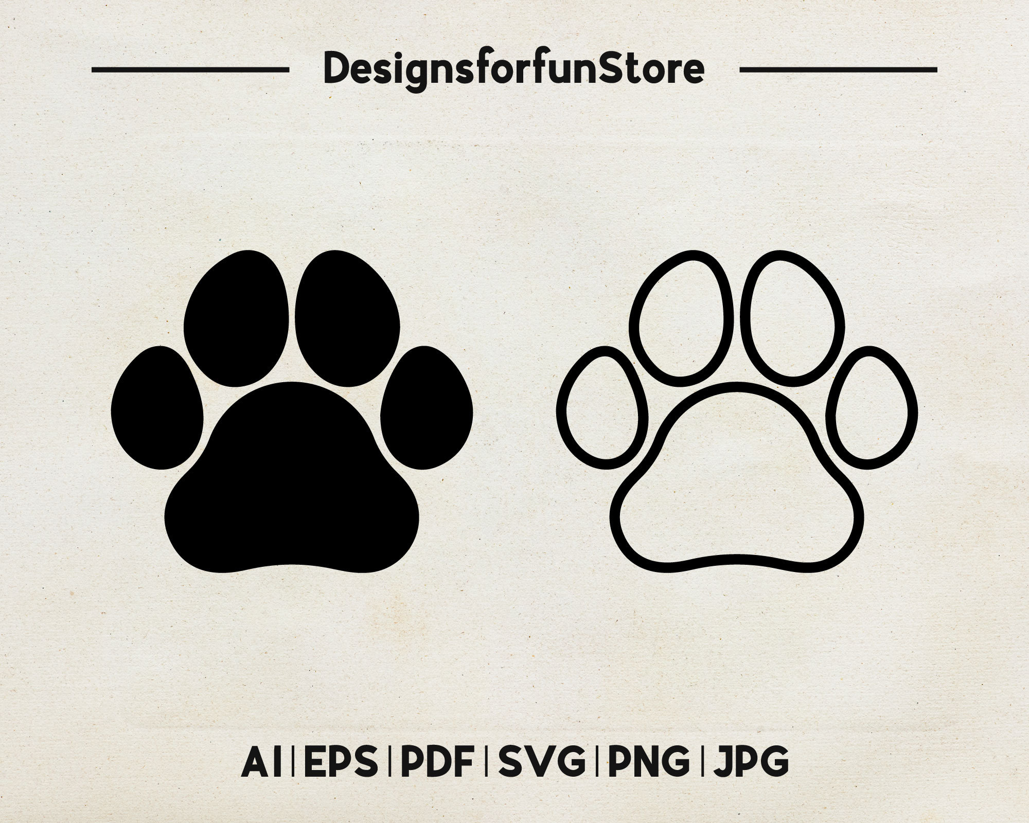 Paw Svg Animal Paw Svg Dog Paw Svg Cat Paw Svg Digital - Etsy Canada