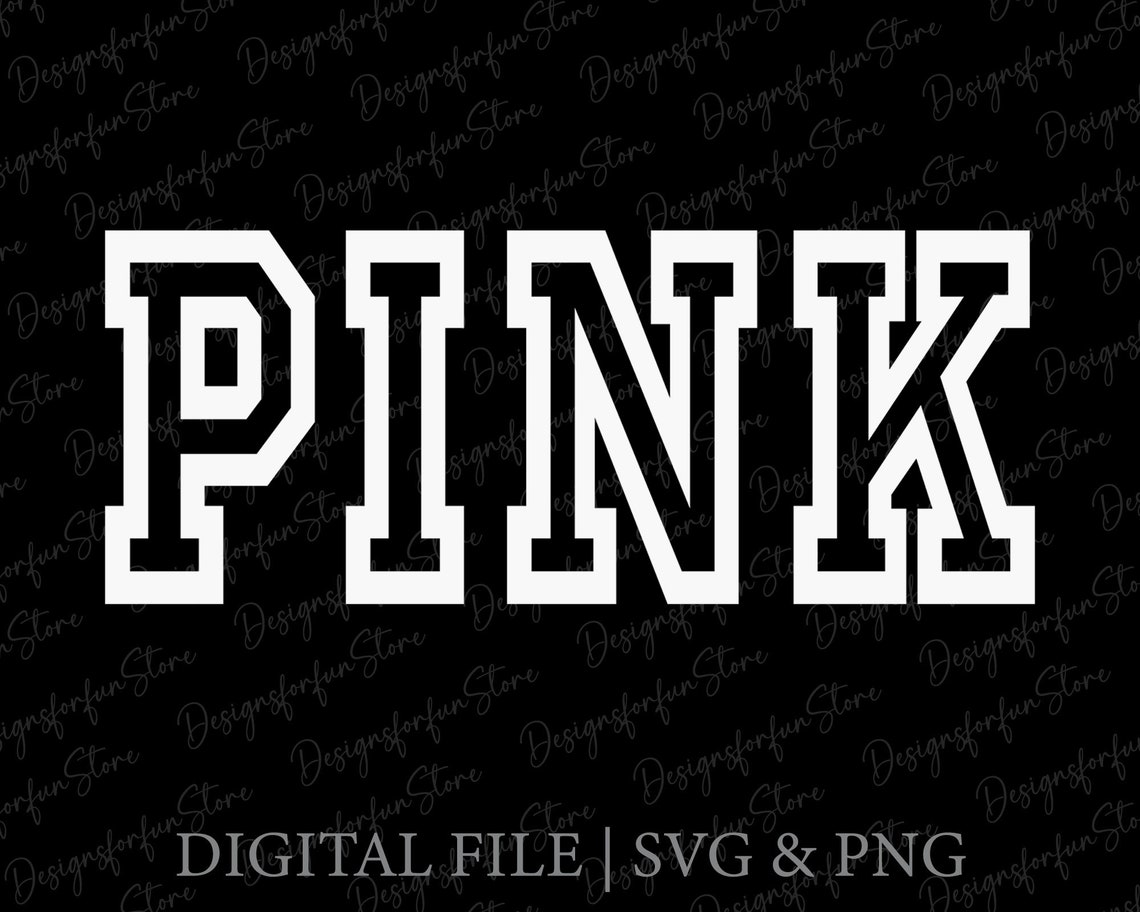 Vs Pink Svg, Vs Pink Logo Svg, Pink Logo Svg, Digital Download ...