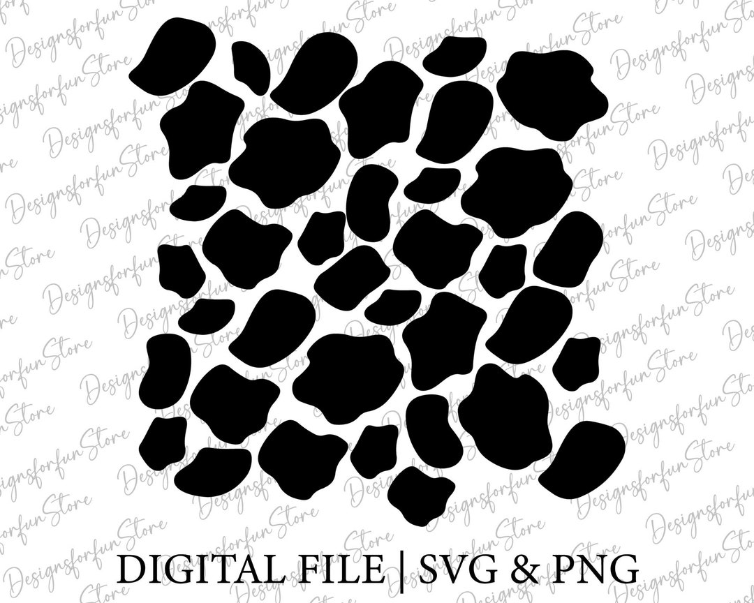 Cow Print Svg, Animal Print Svg, Cow Print Pattern, Cow Print Png ...