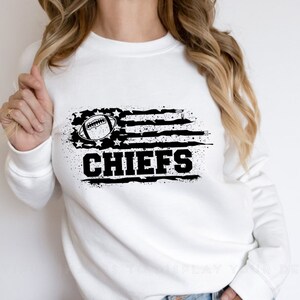 Chiefs Football Svg, USA Flag SVG, Chiefs Svg, Game Day Svg, Football ...