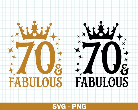 Seventy Birthday Svg 70th Birthday Svg 70th Birthday | Etsy