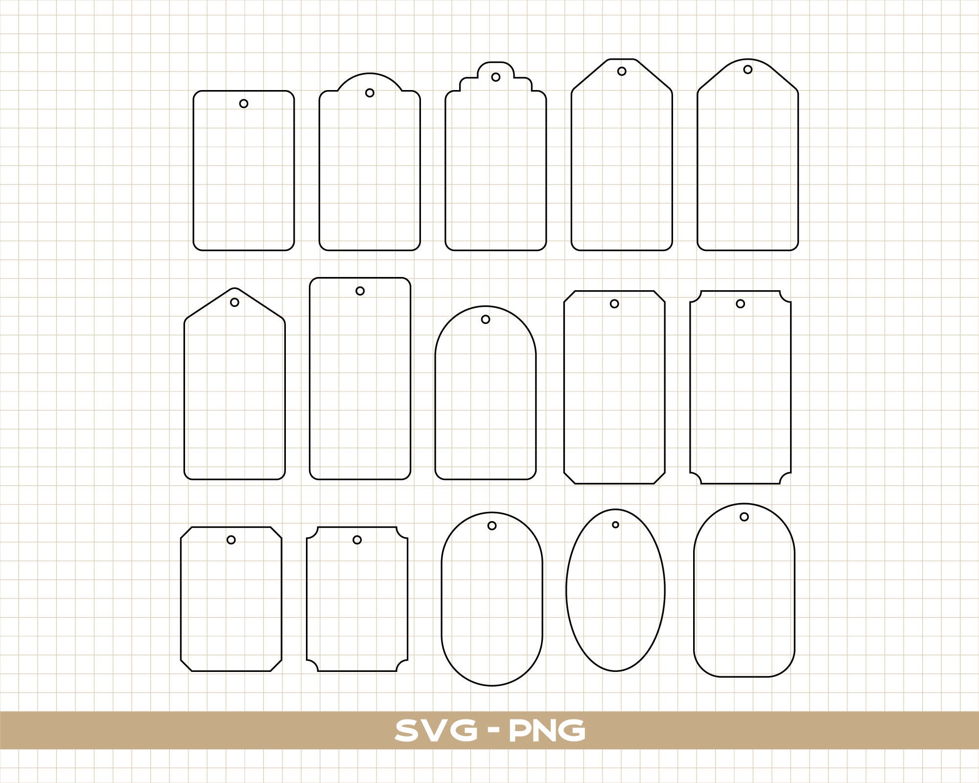 Gift Tag Svg Tag Outlines Png Digital Download Tag Svg - Etsy Canada