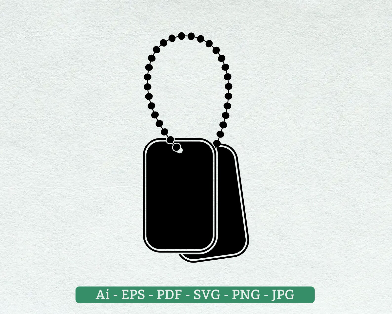 Dog Tags Svg Digital Download Army Dogtags Svg Military Dog - Etsy