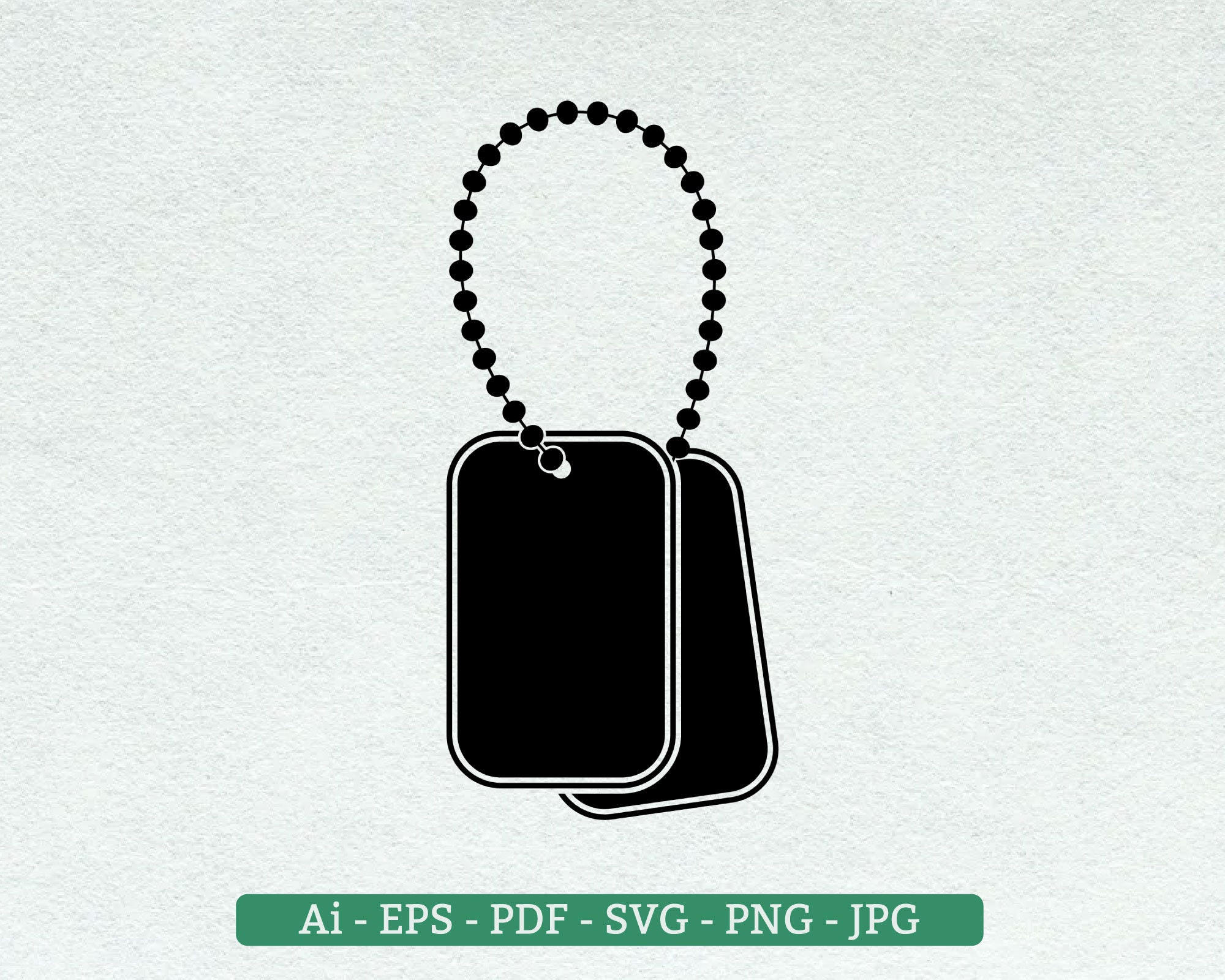 Dog Tags Svg Digital Download Army Dogtags Svg Military Dog - Etsy
