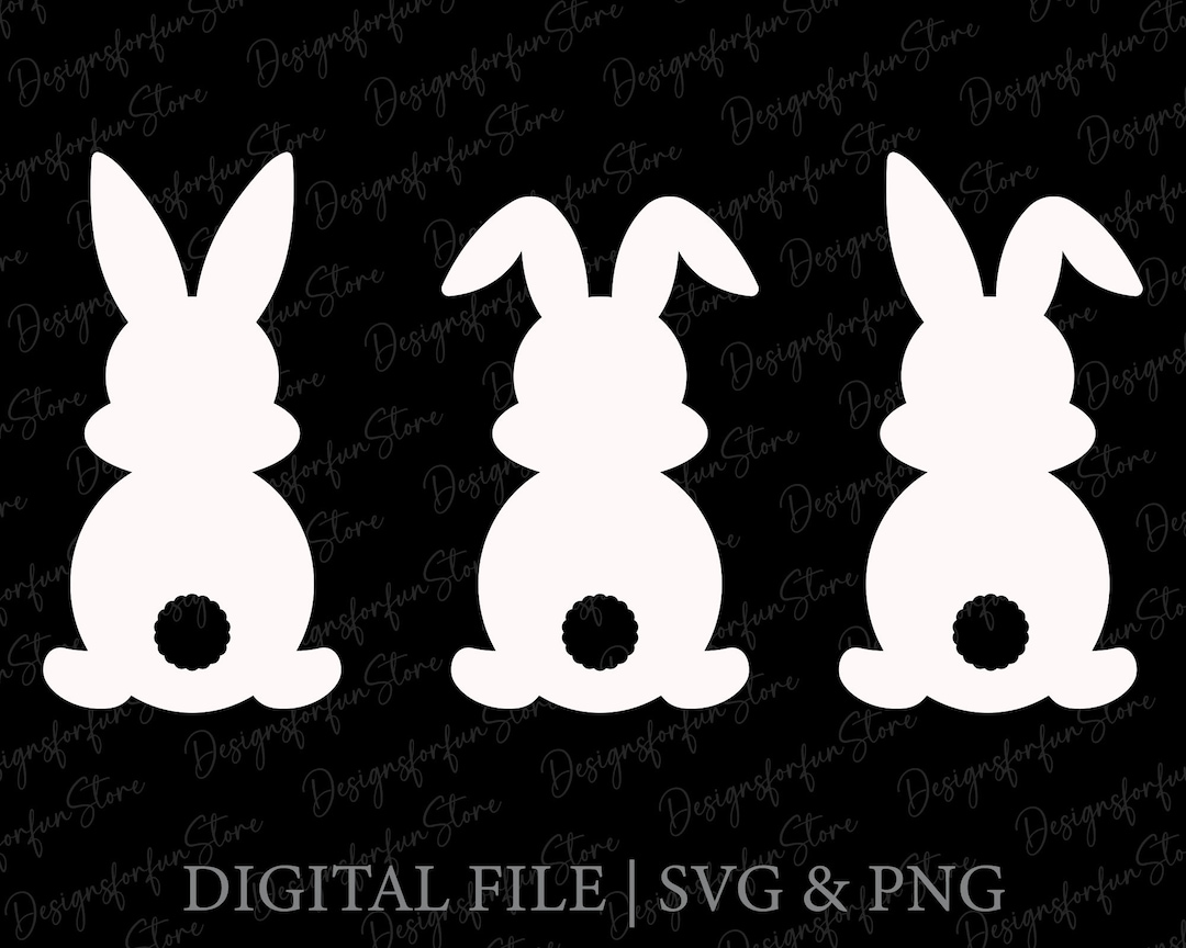 Easter Bunny Svg, Digital Download, Bunny Svg, Silhouette, Easter ...