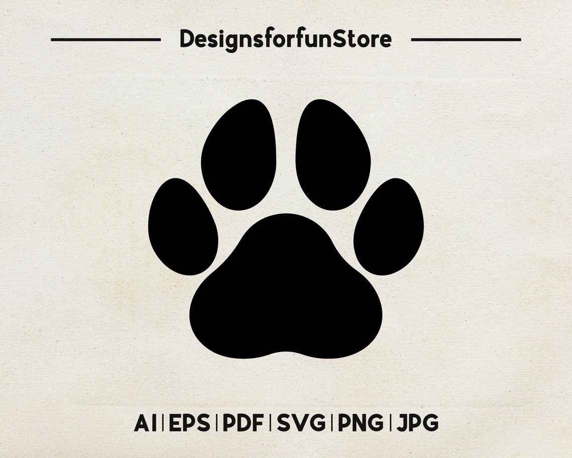 Pfote Svg Tierpfote Svg Hundepfote Svg Katzenpfote Svg - Etsy.de