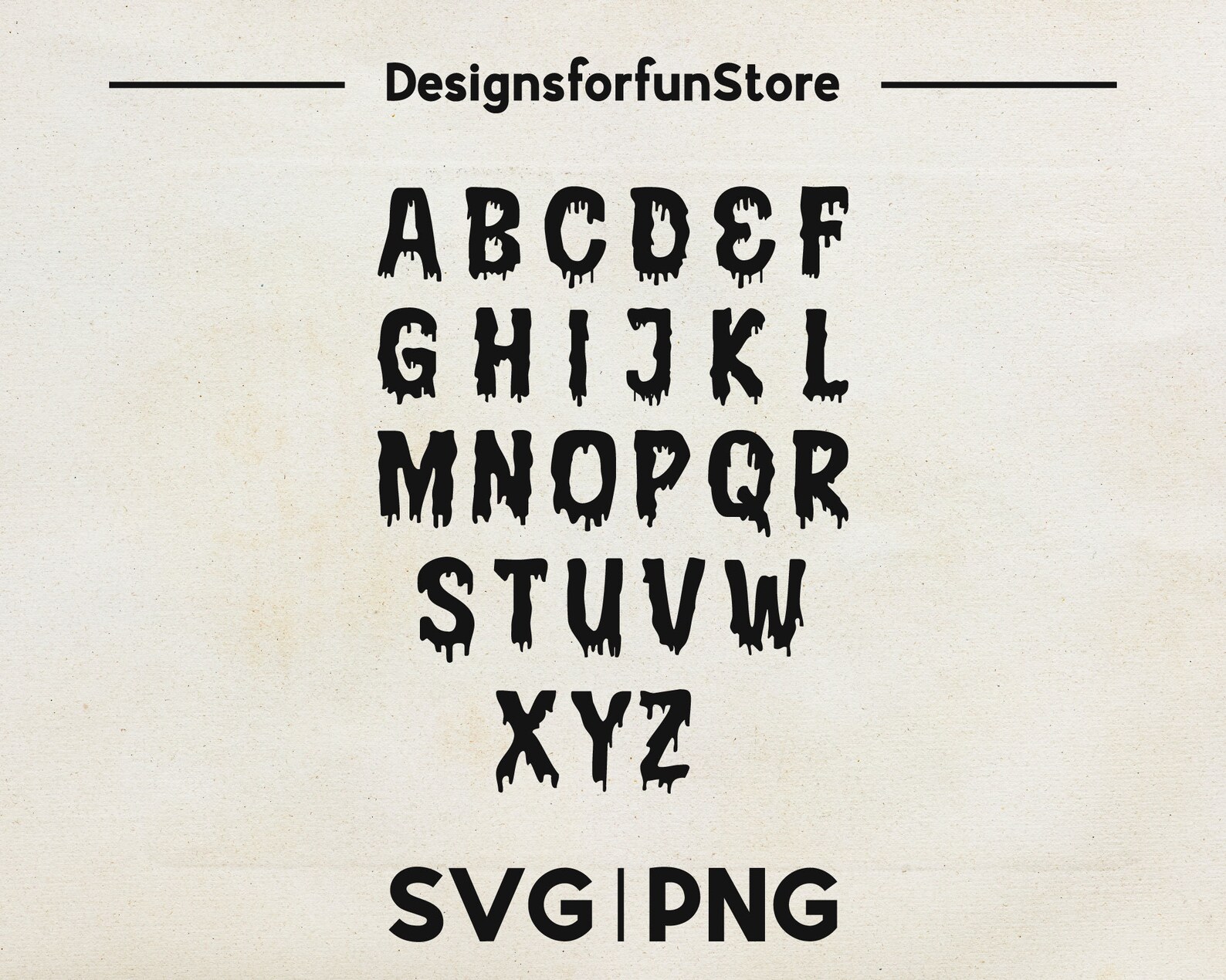 Dripping Alphabet Svg Digital Download Dripping Font Svg - Etsy
