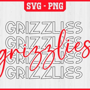 Grizzlies Svg, Digital Download, Game Day Svg, Team Mascot Svg ...