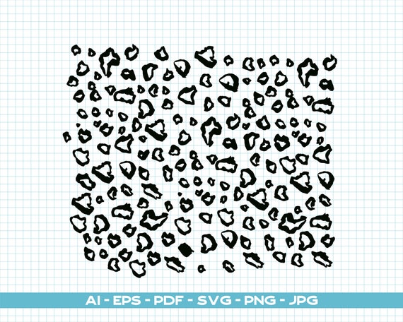 Leopard Print Svg Animal Print Svg Cheetah Print Svg | Etsy
