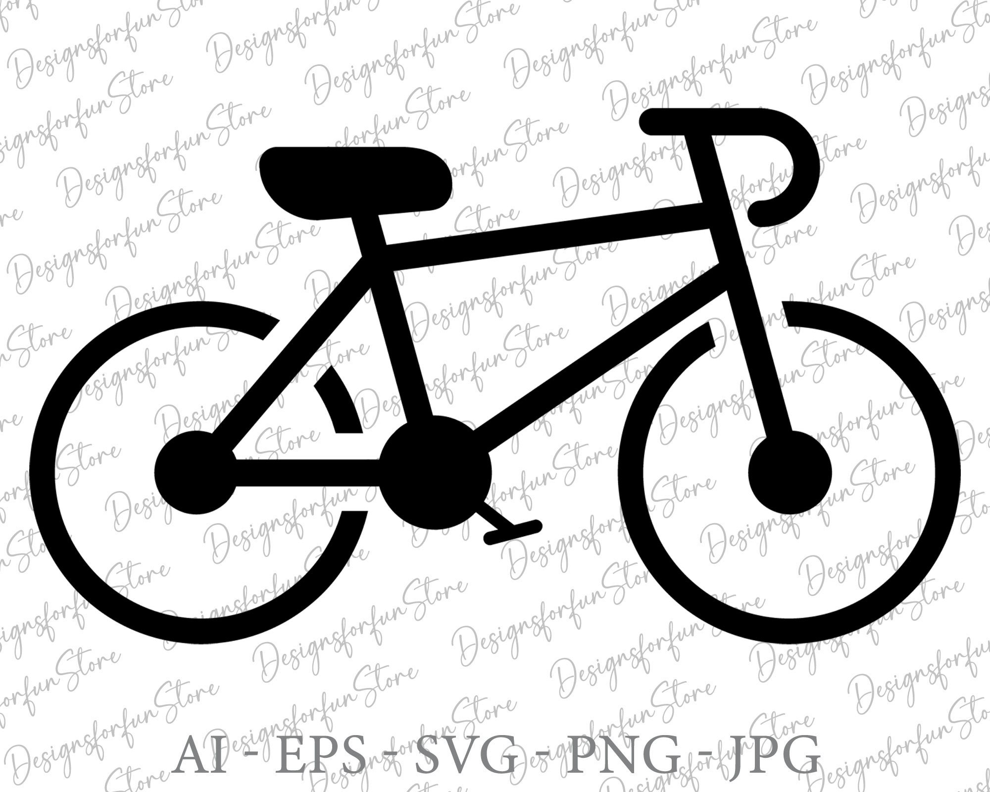 Bike Svg, Bicycle Svg, Digital Download, Cycling Svg, Cricut, Cycle Svg ...