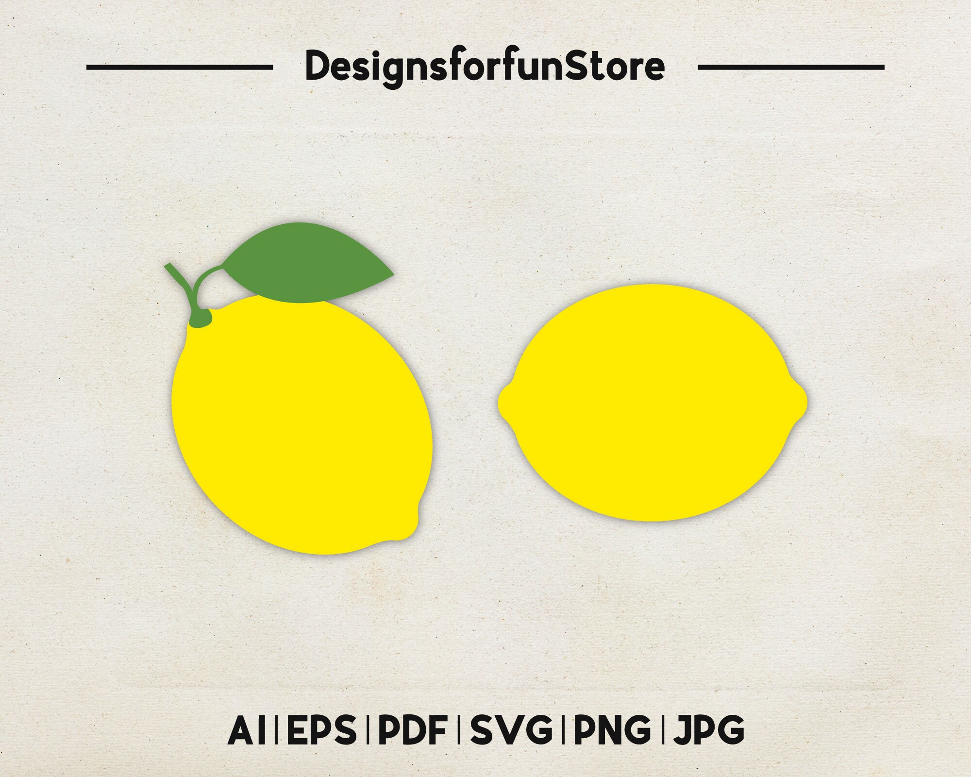 Lemon Bundle Svg Digital Download Lemon Svg Lemon Slice | Etsy