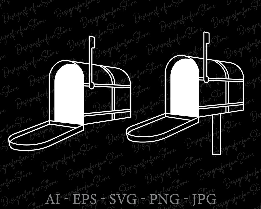 Open Mailbox Svg, Digital Download, Mail Svg, Mailbox Svg, Mailbox ...