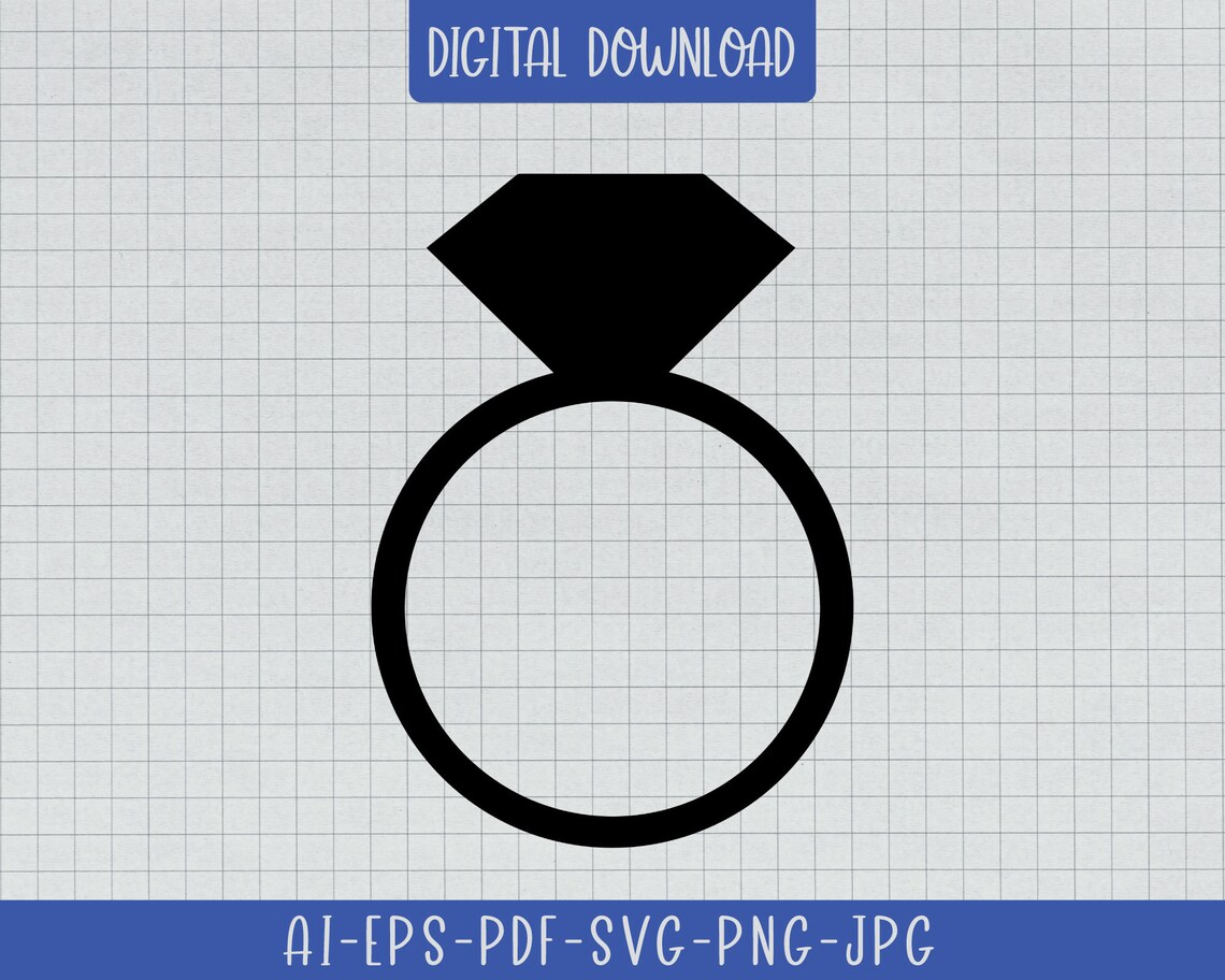 Wedding Rings Svg Engagement Ring Svg Wedding Bands Svg | Etsy