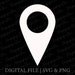 Location Pin Svg, Digital Download, Map Pin Svg, Silhouette, Map Marker ...