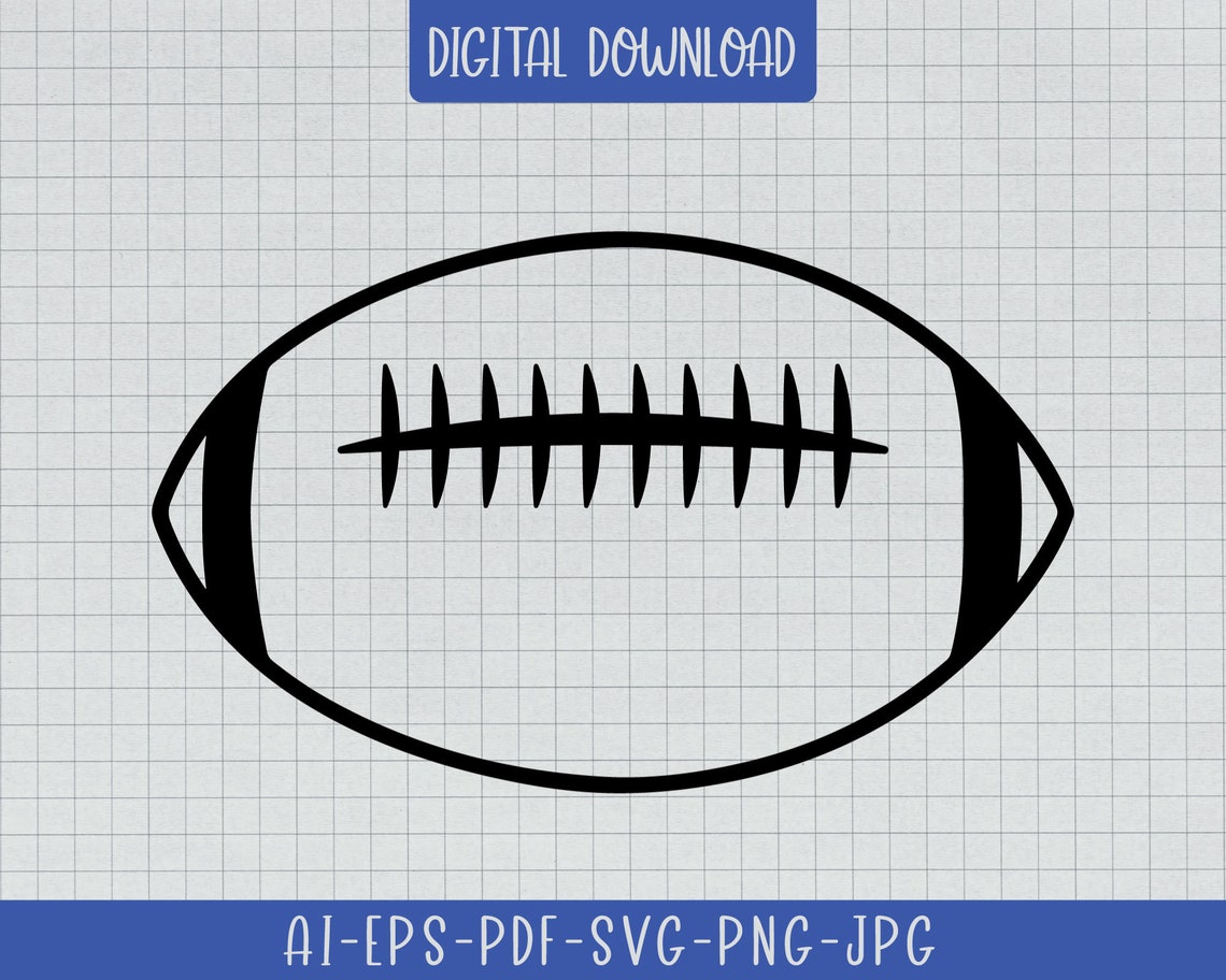 Football Svg Football Outline Svg Football Mom Svg - Etsy