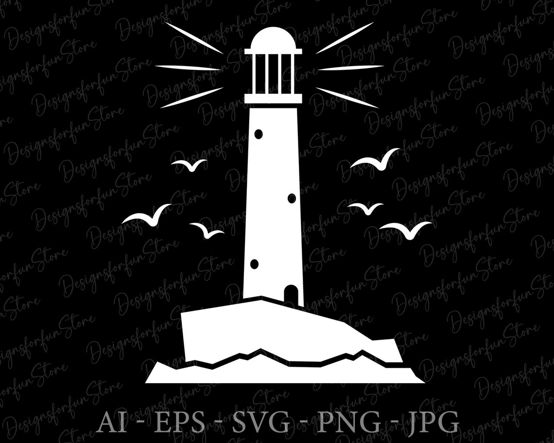 Lighthouse Svg Digital Download Nautical Svg Light House - Etsy