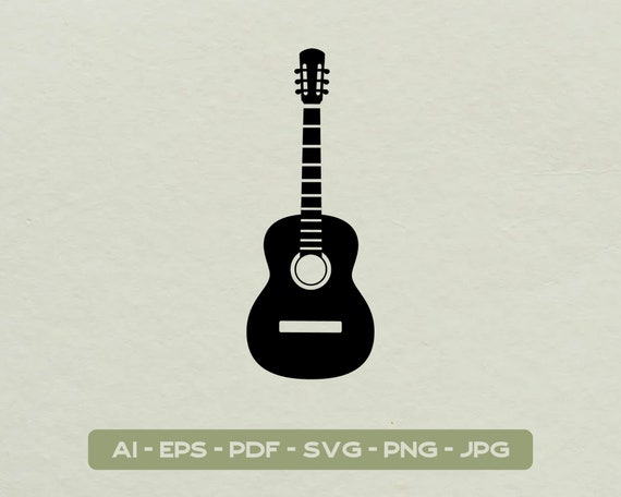 Acoustic Guitar Svg Digital File Guitar Svg Digital | Etsy