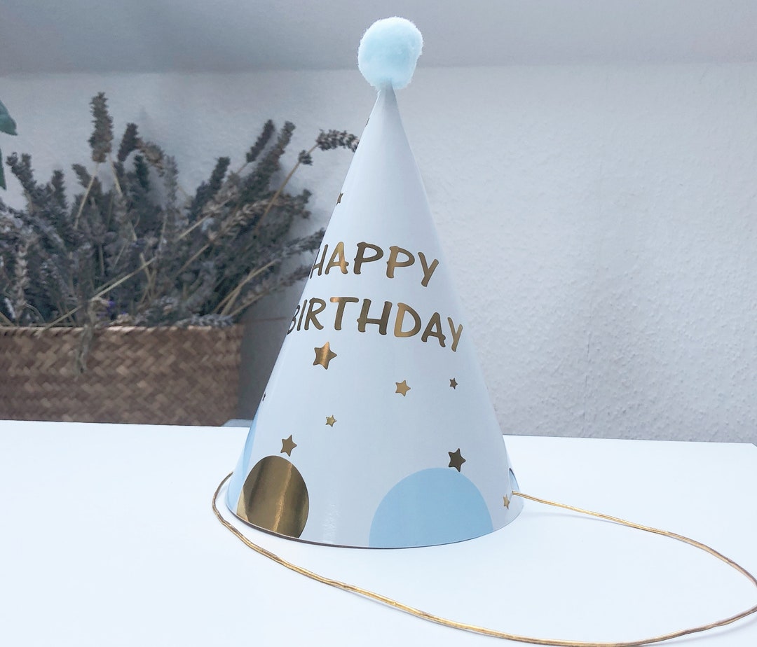 Party Hats Birthday Cone Hats 6 Pieces Happy Birthday Party Hat ...
