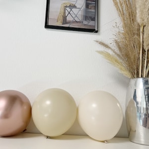 Cream Beige Balloon Garland Wedding Birthday Party Decoration Babllons ...