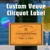 Custom Champagne Label - Personalized Champagne Label - 21st, 30th ...