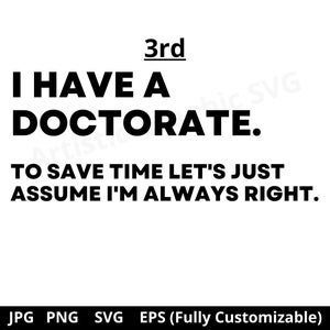 Phd Svg, Doctorate Svg, Ed.d Svg, Doctorate Degree Svg, Phinished Svg ...