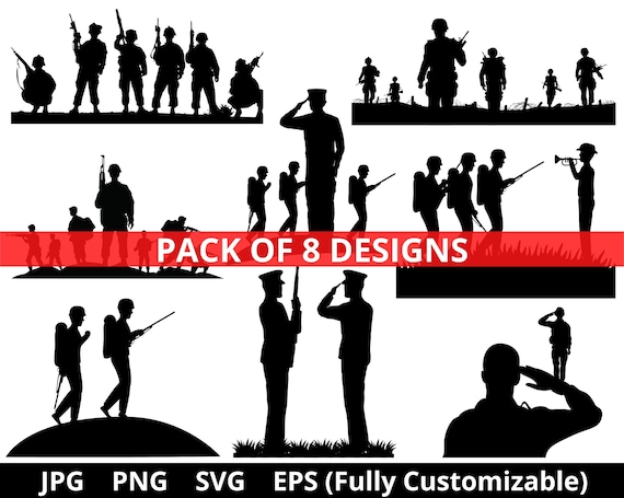 US Military Svg Us Marines Us Army Military Scene Navy and | Etsy