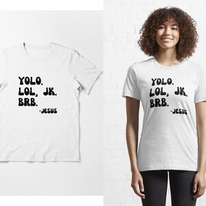 Yolo Jk Brb Jesus SVG, Funny Easter Jesus Svg, Jesus Yolo Svg, Funny ...