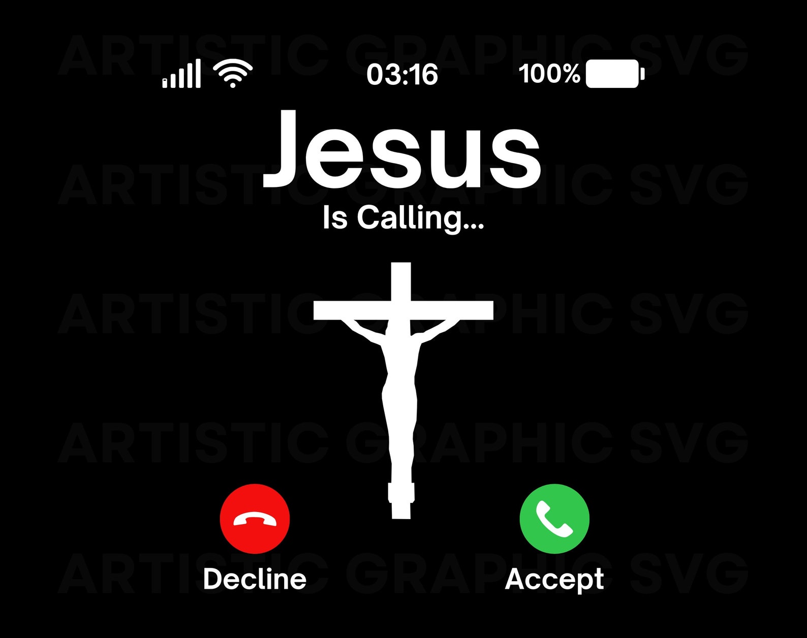 Jesus is Calling SVG, Jesus Calling SVG, PNG, Jpg, Eps, Files for ...