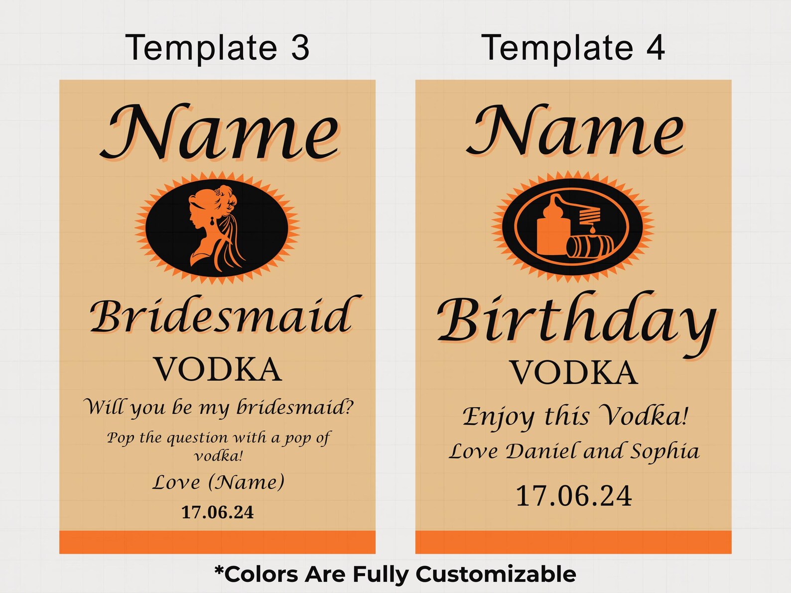 Tito's Vodka Label, Personalized Titos Bottle Label, Tito's Custom ...