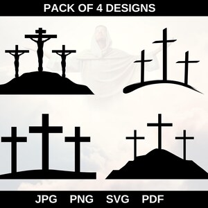 Calvary Svg, Calvary Cross Svg, Calvary Png, Calvary Clipart, Three ...