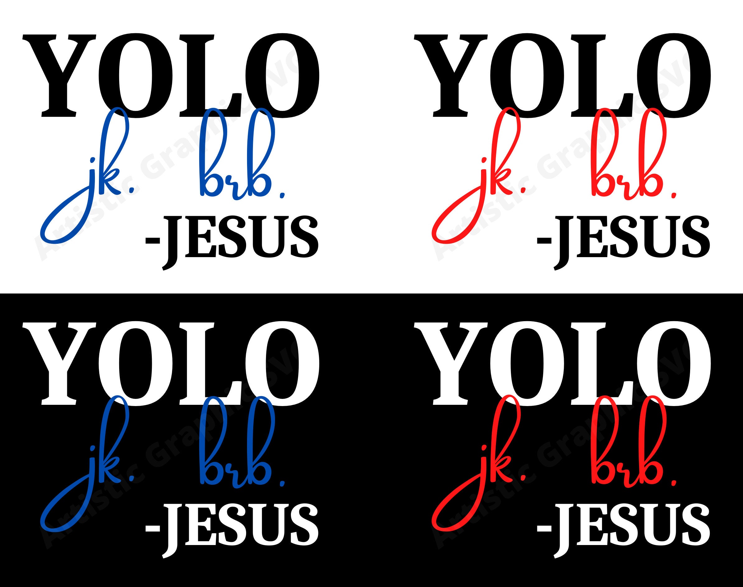 Yolo Jk Brb Jesus SVG Funny Easter Jesus Svg Jesus Yolo Svg - Etsy