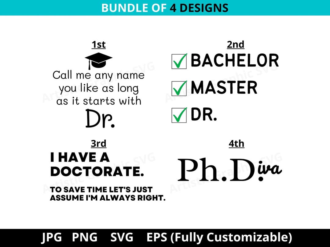 Phd Svg, Doctorate Svg, Ed.d Svg, Doctorate Degree Svg, Phinished Svg ...