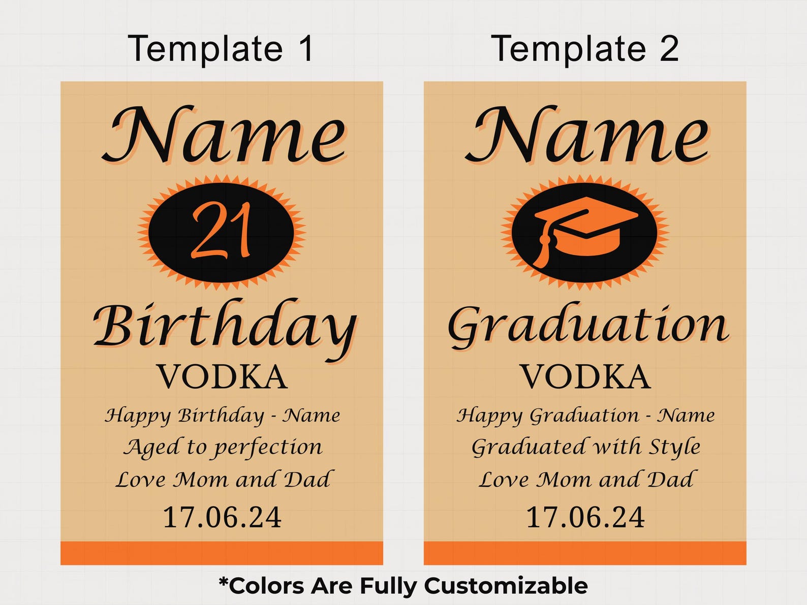 Tito's Vodka Label, Personalized Titos Bottle Label, Tito's Custom ...