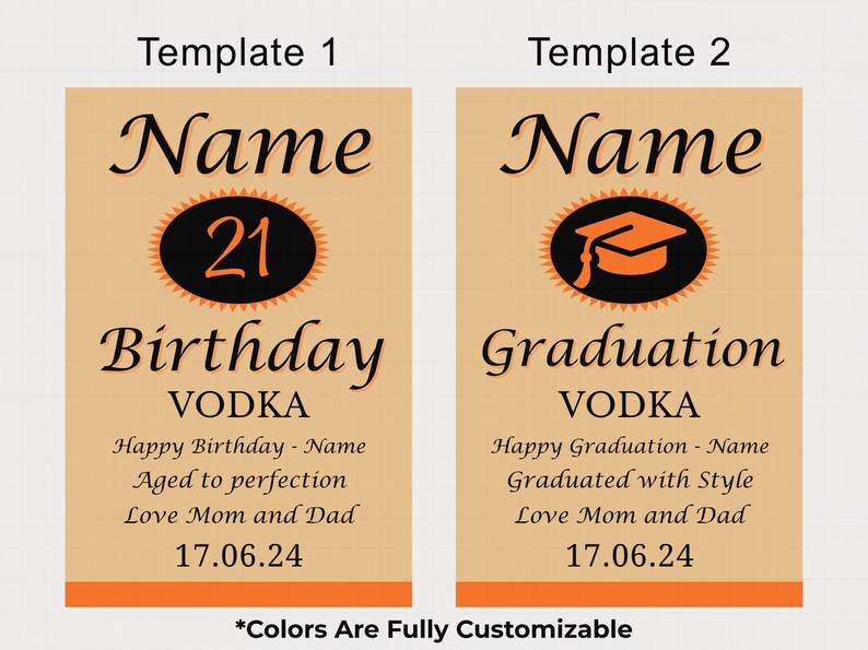 Tito's Vodka Label, Personalized Titos Bottle Label, Tito's Custom ...