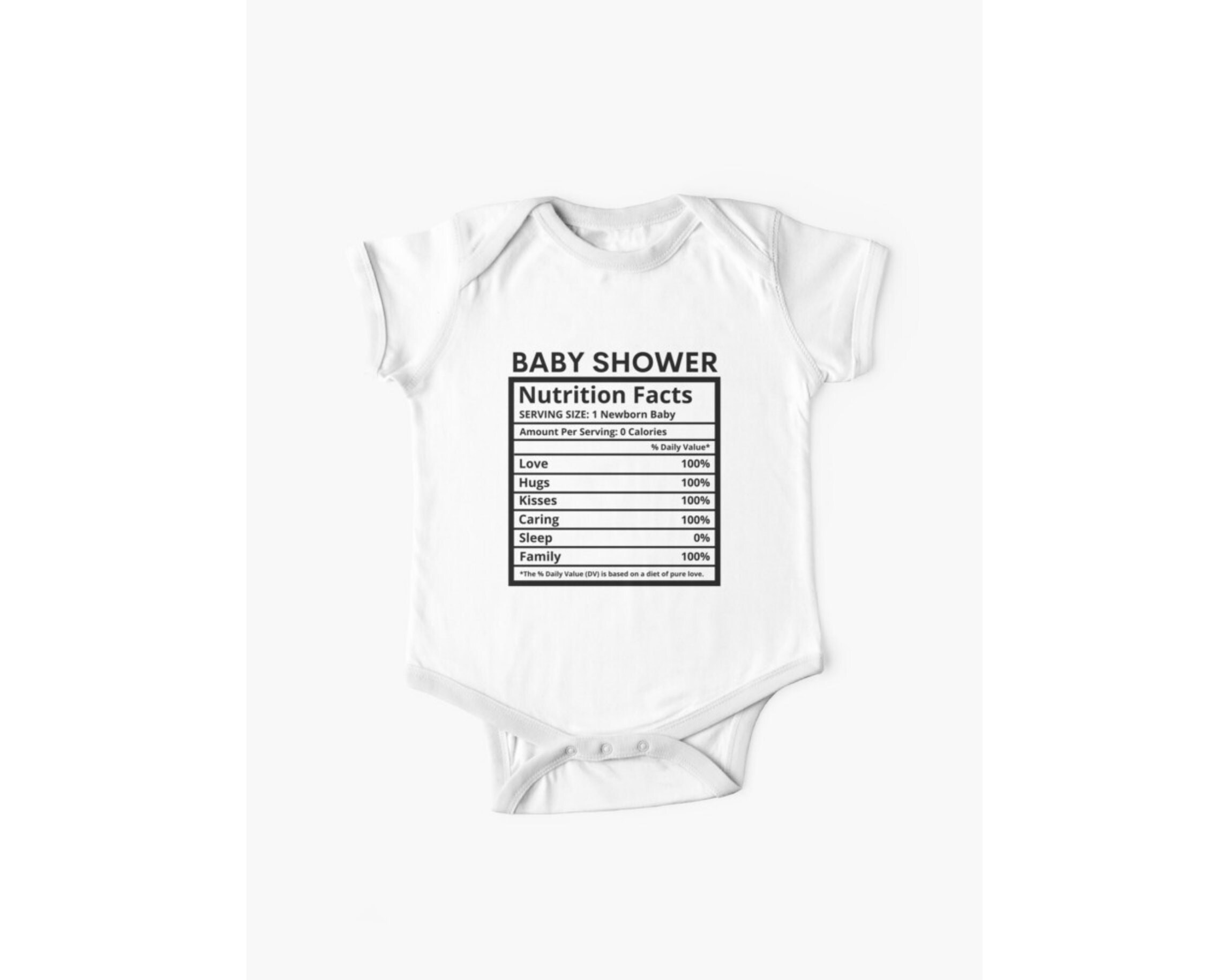 Baby Shower Nutrition Facts SVG Baby Shower Facts Svg Baby - Etsy