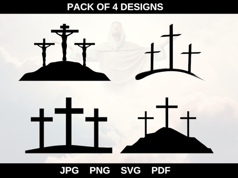 Calvary Svg, Calvary Cross Svg, Calvary Png, Calvary Clipart, Three ...