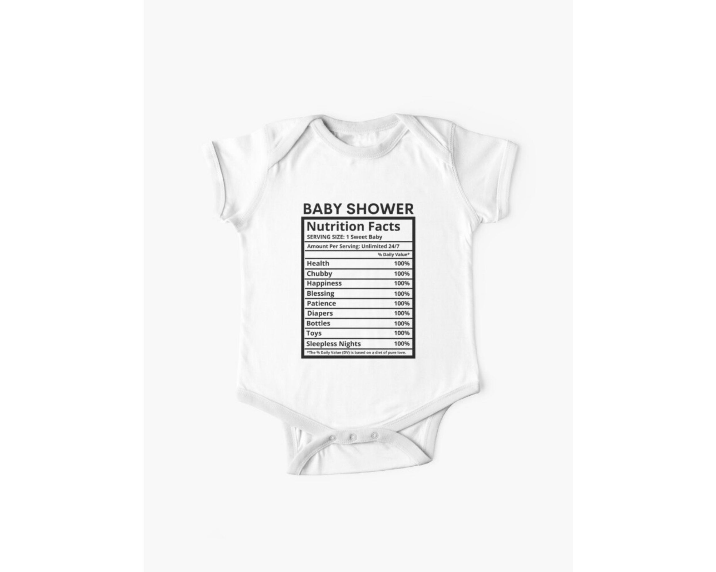 Baby Shower Nutrition Facts SVG Baby Shower Facts Svg Baby - Etsy