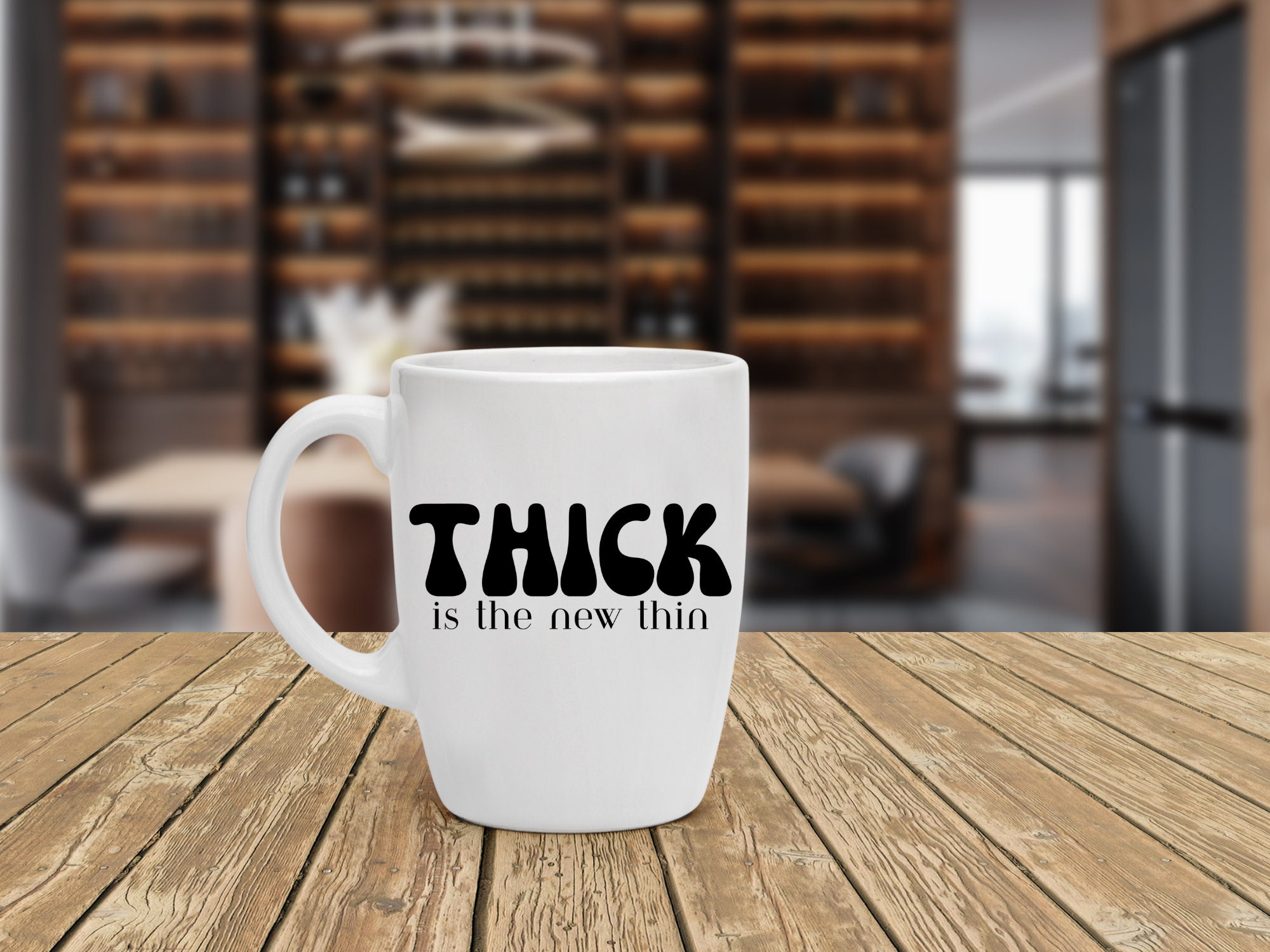 Thick is the New Thin, Fun SVG, PNG Design Files for Cutting ...