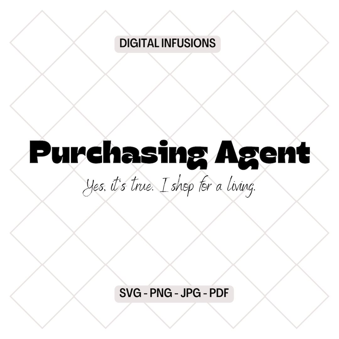 Purchasing Agent, Professional SVG & PNG - Etsy
