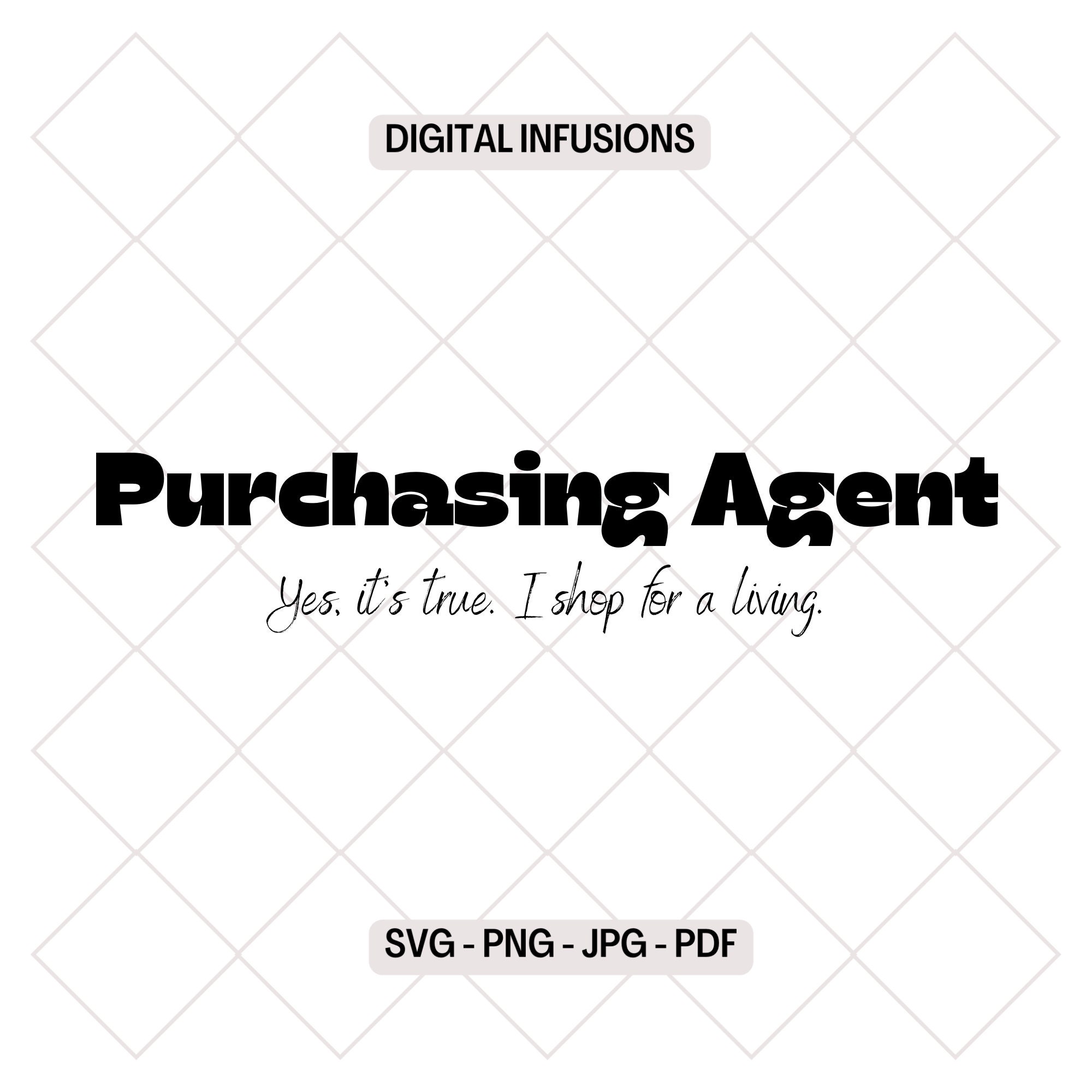 Purchasing Agent, Professional SVG & PNG - Etsy