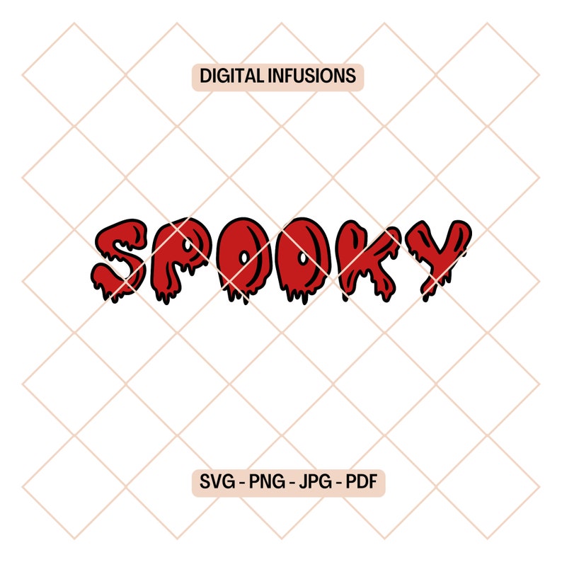 Spooky, Dripping Blood, Halloween SVG / PNG Digital Files for Cutting ...