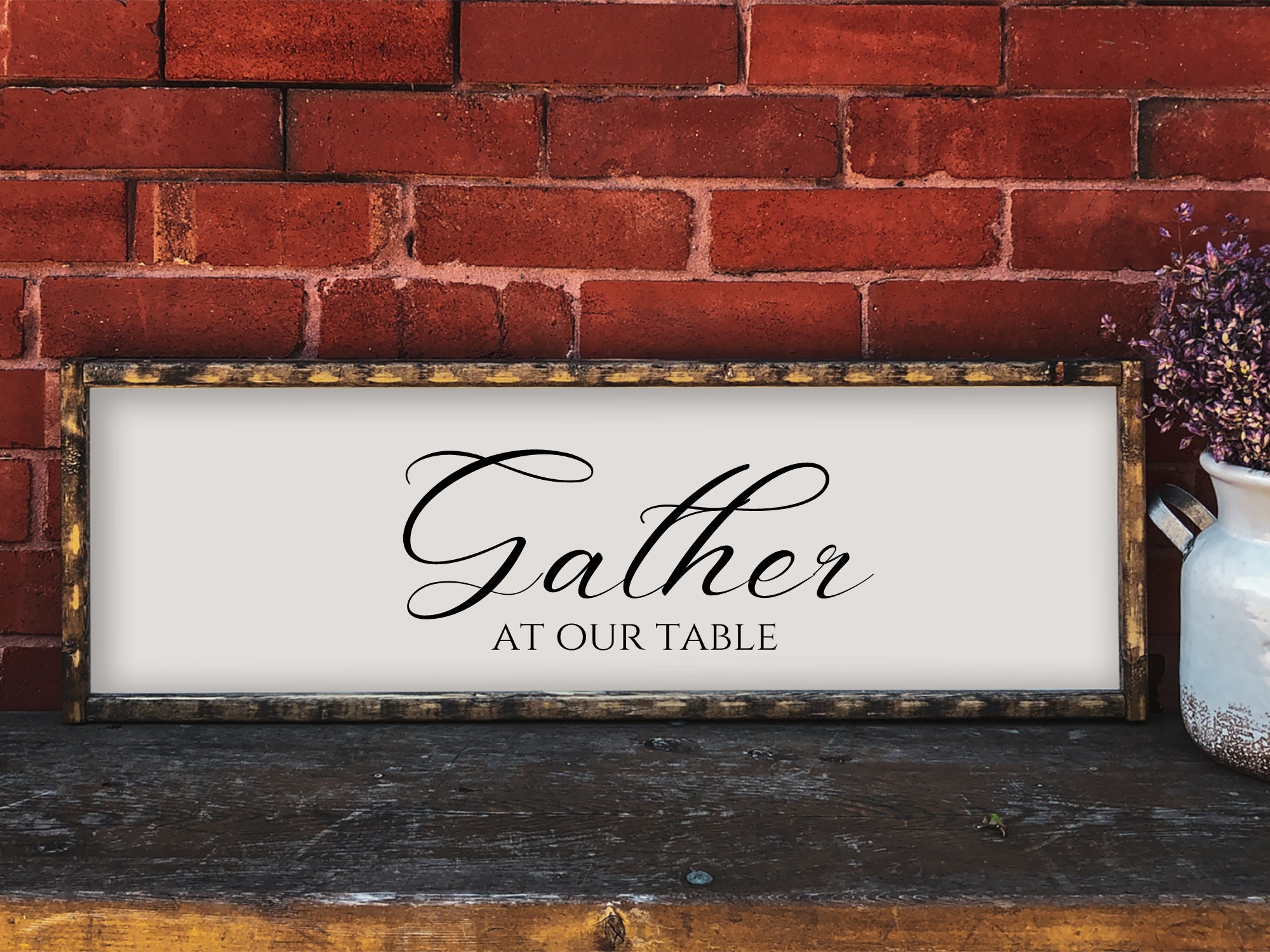 Gather at Our Table SVG, Thanksgiving, Autumn Crafts SVG Files - Etsy