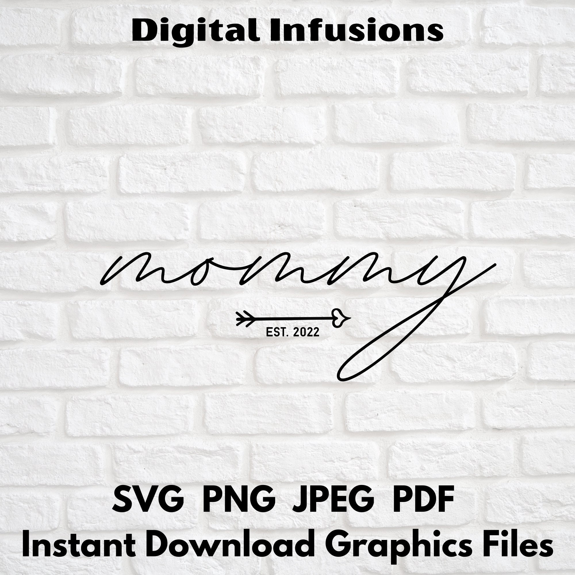 Mommy New Mother Expecting Mother SVG Files for Cricut - Etsy