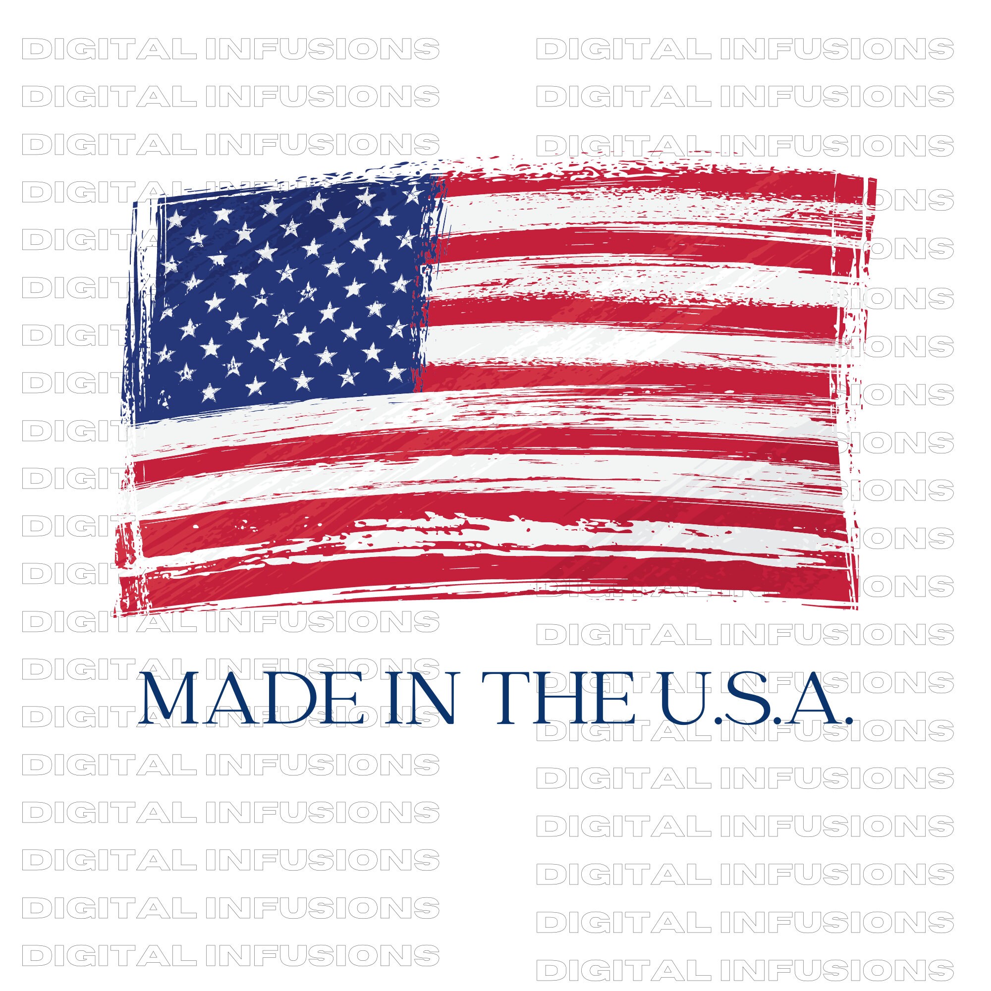American Flag, Made in the USA SVG/PNG, Silhouette & Cricut - Etsy