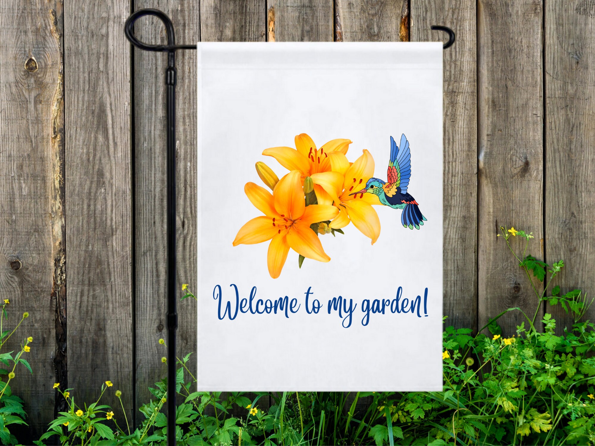 Welcome to My Garden SVG, Decorative Garden Flag, SVG Files for Cricut ...