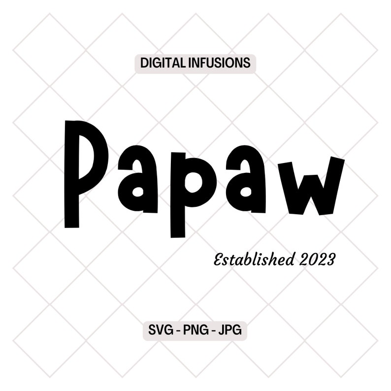 Papaw SVG & PNG - Etsy