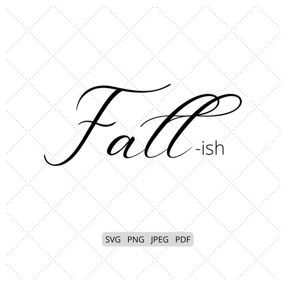 Fall-ish Autumn Crafts SVG & PNG Cut Files - Etsy