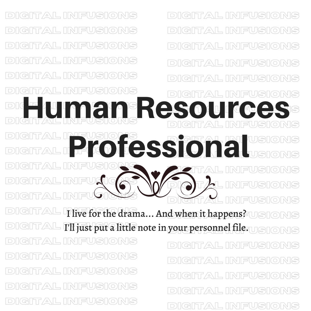 Human Resources SVG, H.R. Professional SVG, Silhouette & Cricut SVG ...