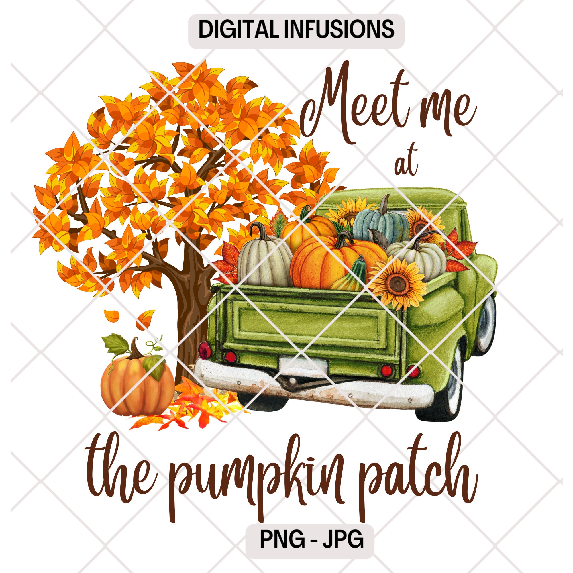 Meet Me at the Pumpkin Patch, Fall PNG - Etsy
