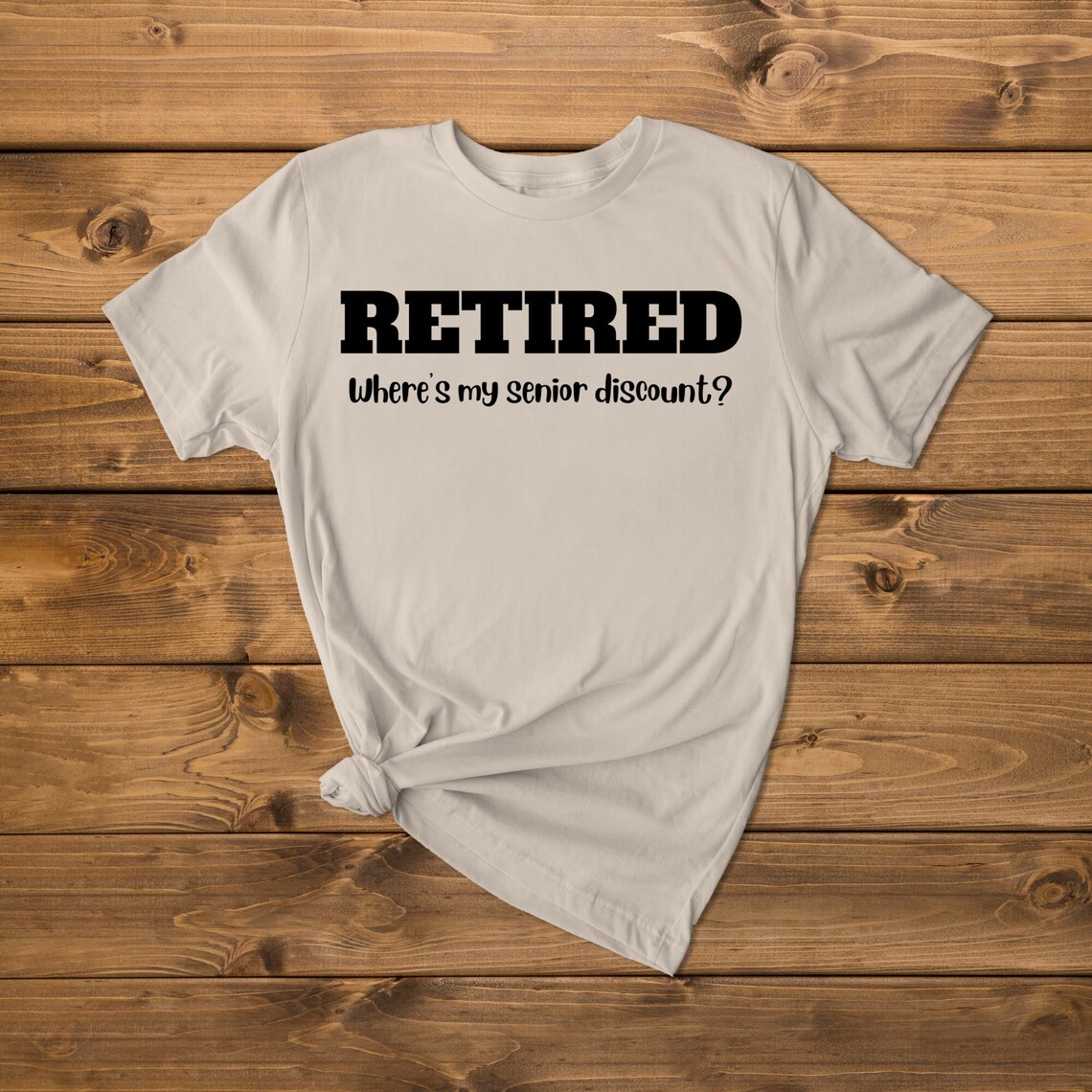 Retired Where's My Senior Discount SVG & PNG - Etsy